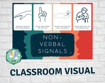 Classroom Hand Signals, Non-verbal Communication for the Classroom ...
