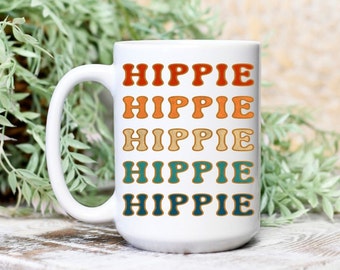 Hippie Coffee Mug | Etsy