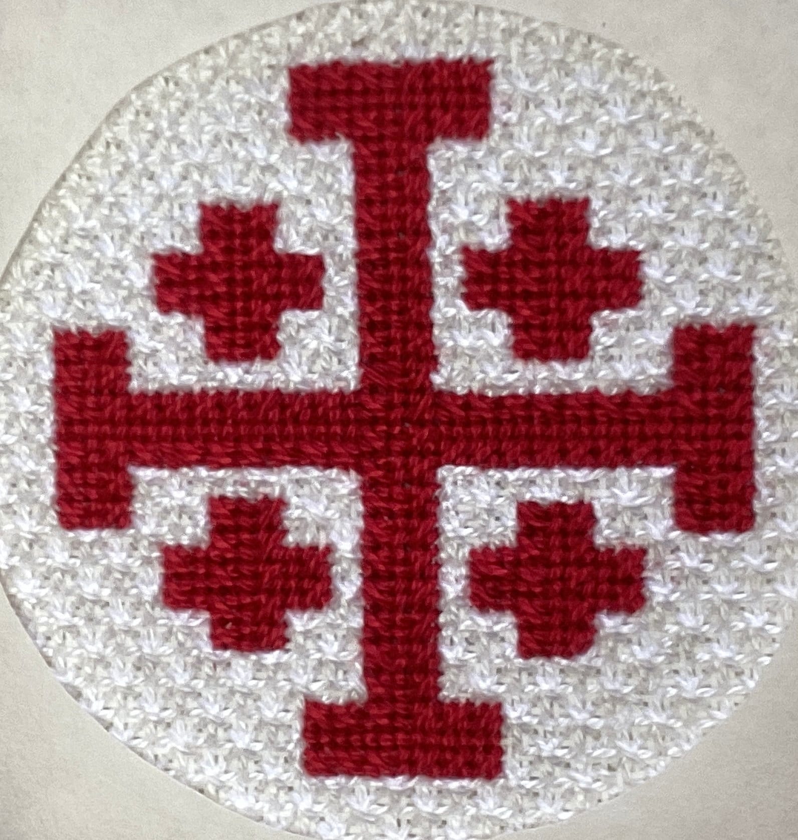 Jerusalem Cross Needlepoint Chart-cross Stitch Chart-digital Download ...