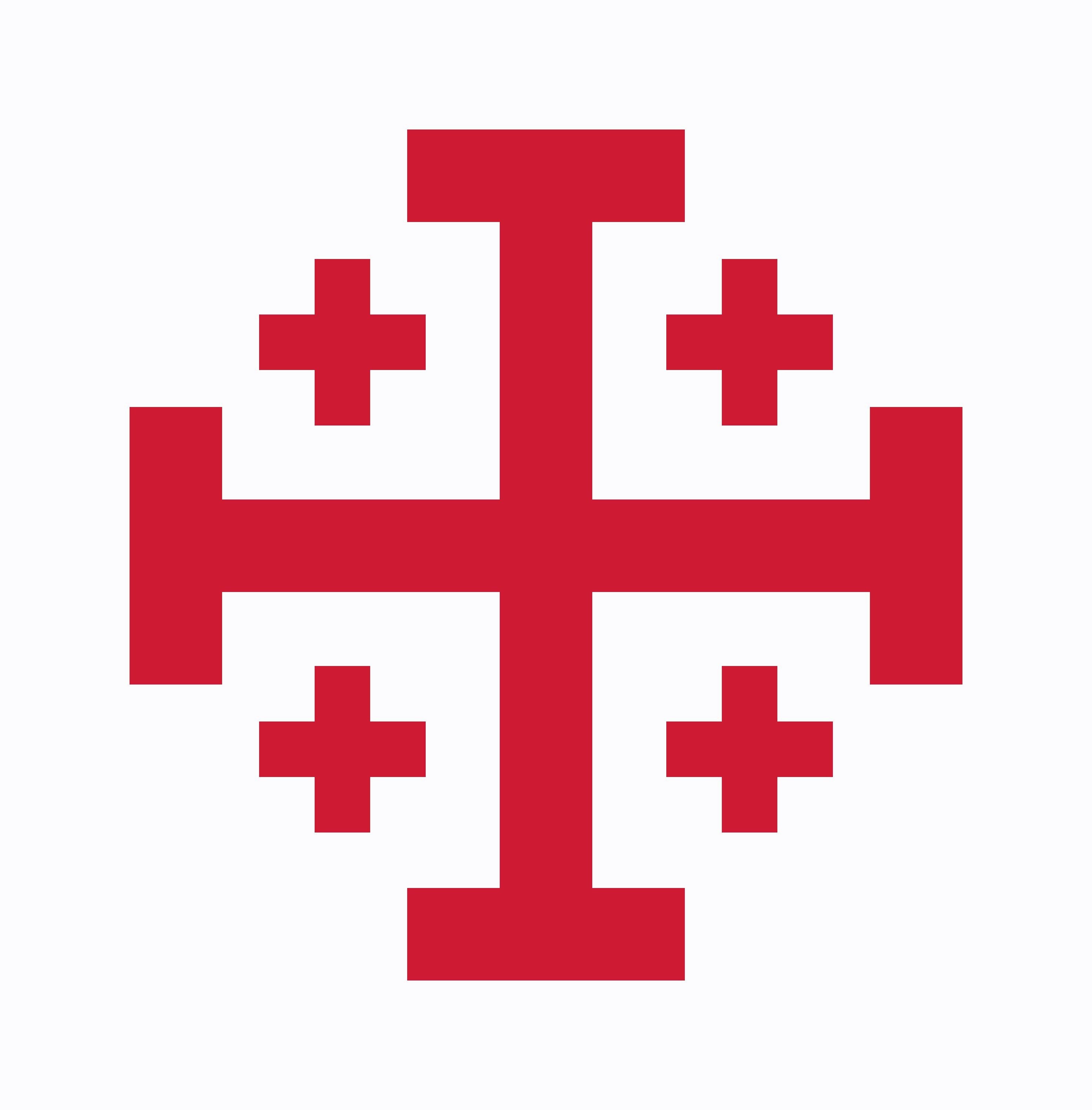 Jerusalem Cross Needlepoint Chart-cross Stitch Chart-digital Download ...