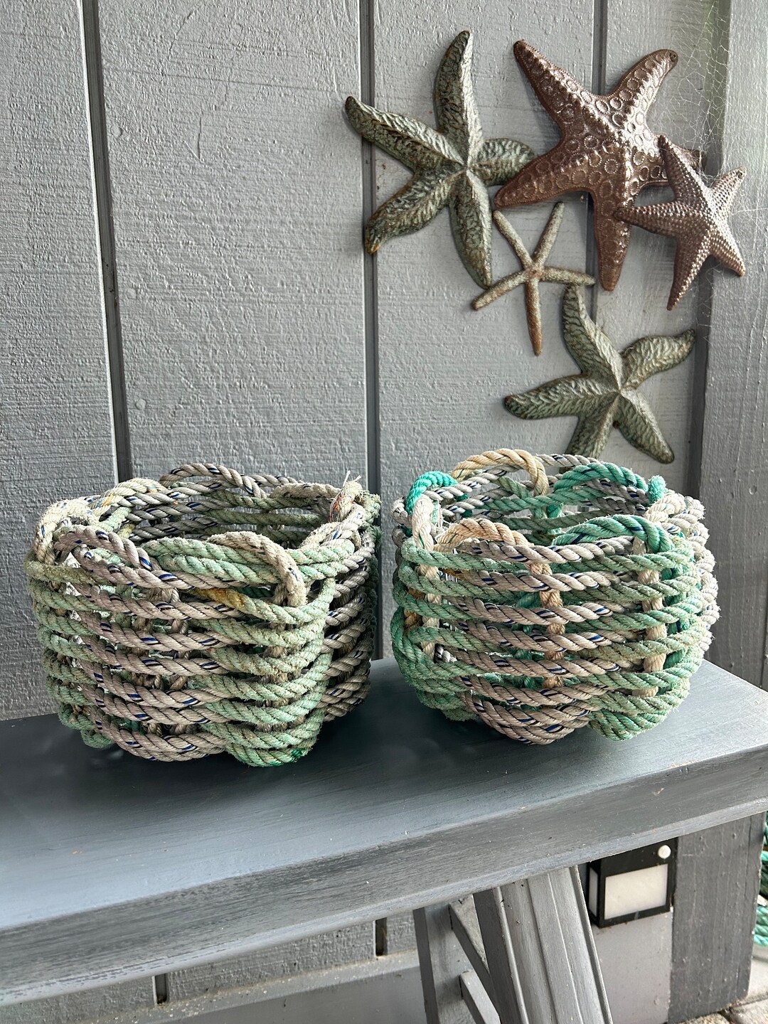 Smallest Sea Basket - Handwoven Out of Reclaimed Crab Pot Rope - Etsy