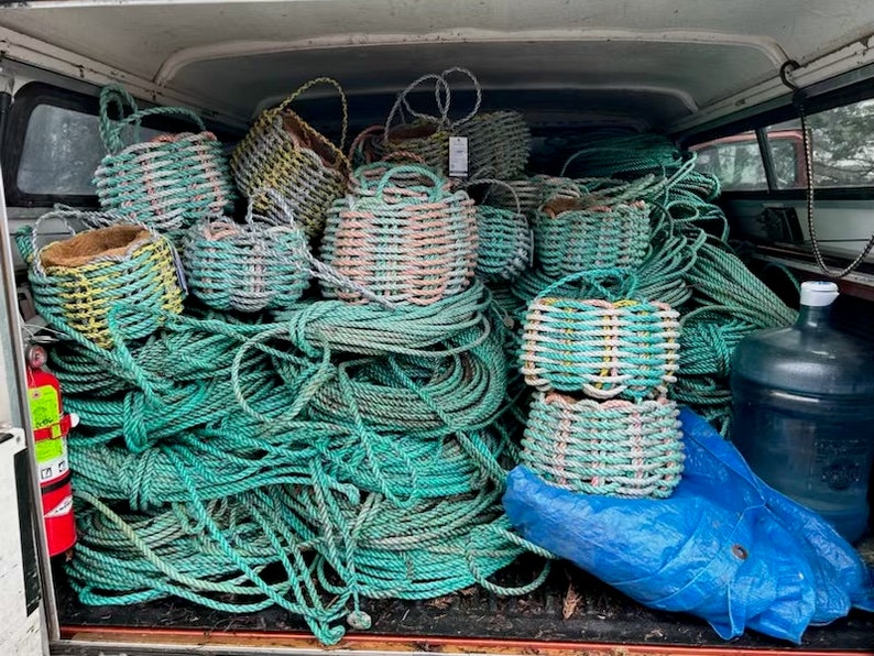 Smallest Sea Basket - Handwoven Out of Reclaimed Crab Pot Rope - Etsy