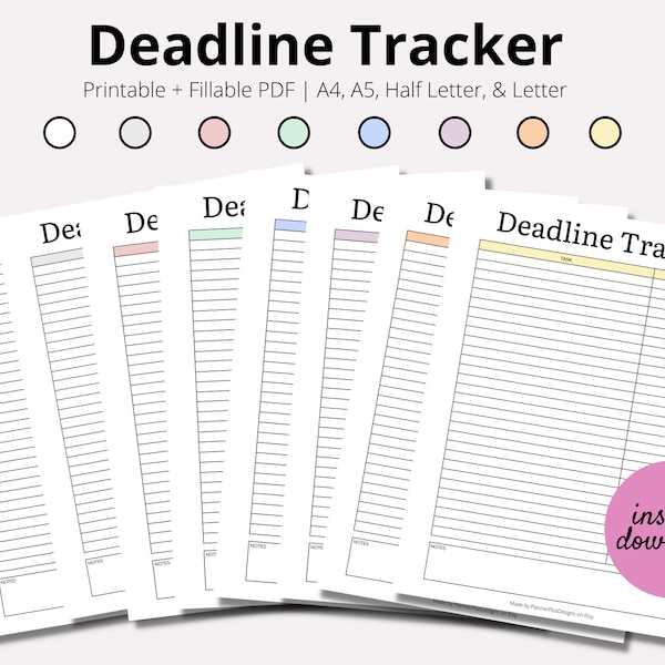 School Task Tracker - Etsy