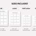 Year at a Glance Printable, Yearly Overview, 12 Month Overview, Undated ...