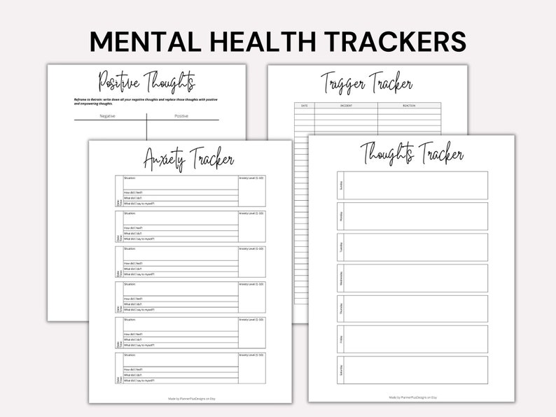 Self Care Journal Printable, Wellness Journal Log, Self Care Planner ...