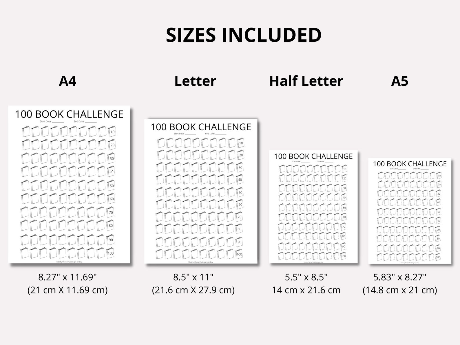 100 Book Challenge, Reading Tracker, Reading Challenge, 100 Book ...