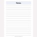 Minimalistic Notes Printable Daily Notes Lines Notes Task - Etsy