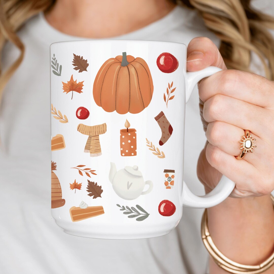 Fall Mug, Fall Coffee Mugs, Coffee Mugs for Fall Season, Funny Autumn ...