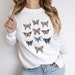 Goblincore Butterfly Skulls Sweatshirt Fairycore Gift for Her ...