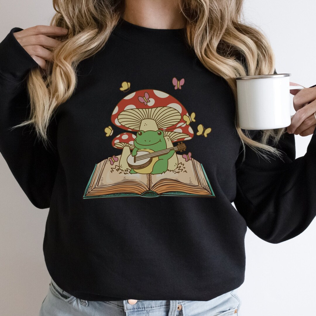 Cottagecore Book Lover Mushroom Gift Teacher Reading Gift for Bookworm ...