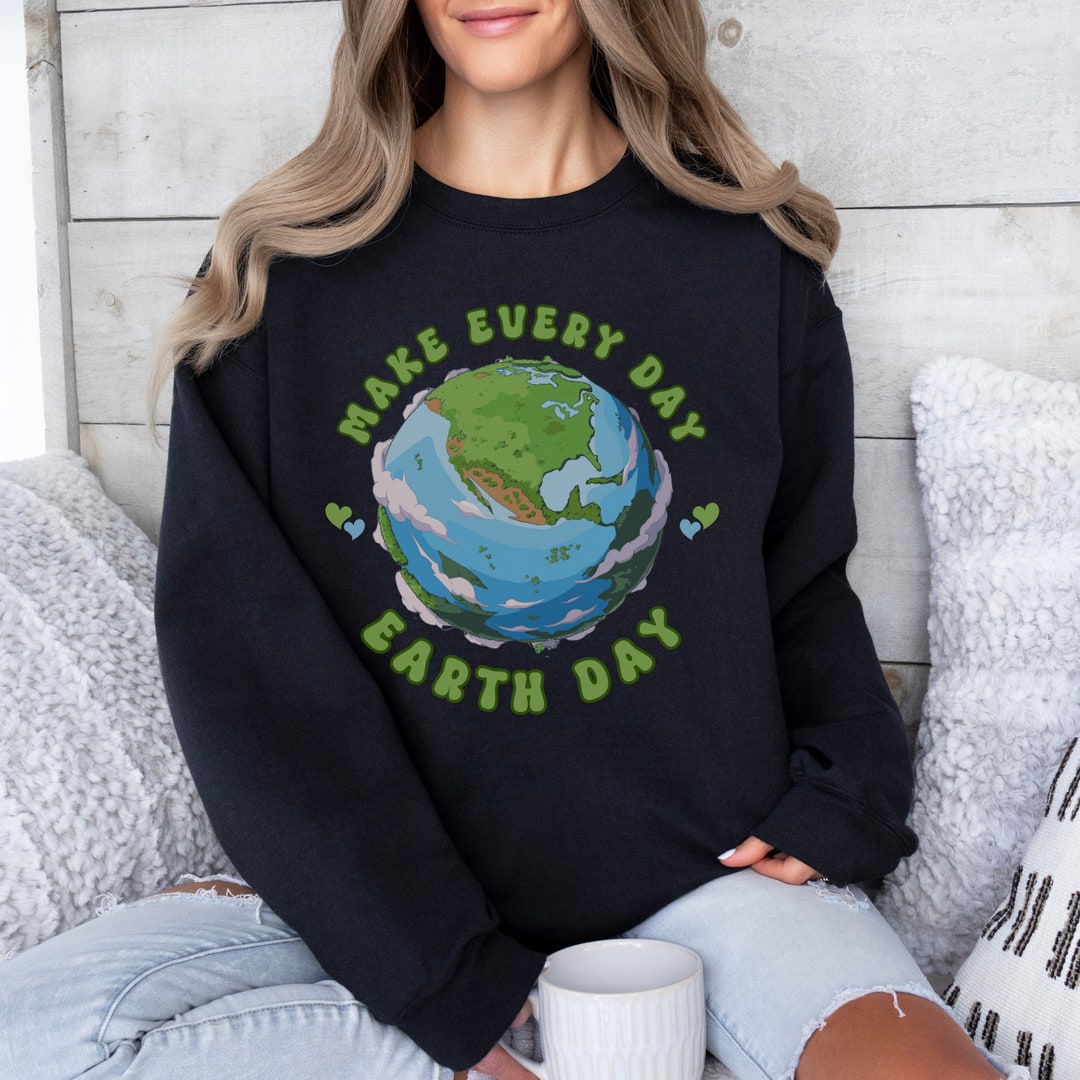 Make Every Day Earth Day Shirts, Planet T-shirt, Graphic Tees for Women ...