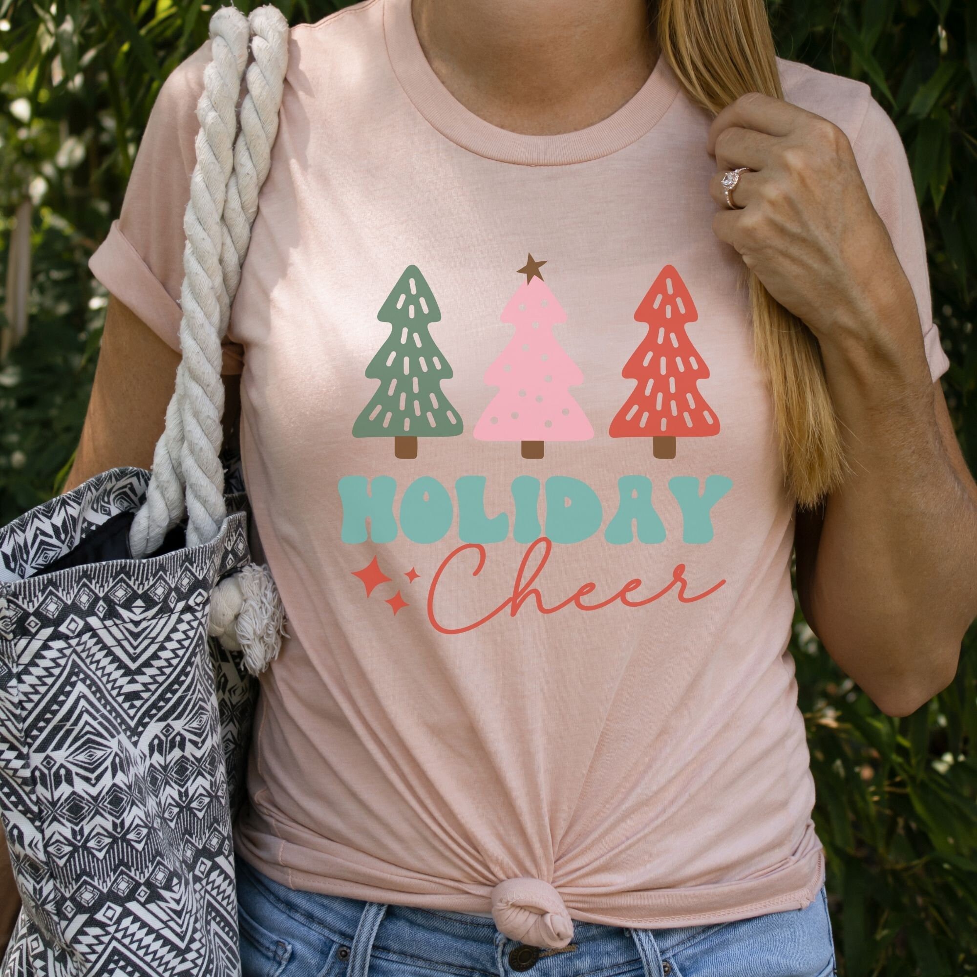 Christmas Trees Shirt Holiday Christmas Tree Shirt Holiday - Etsy