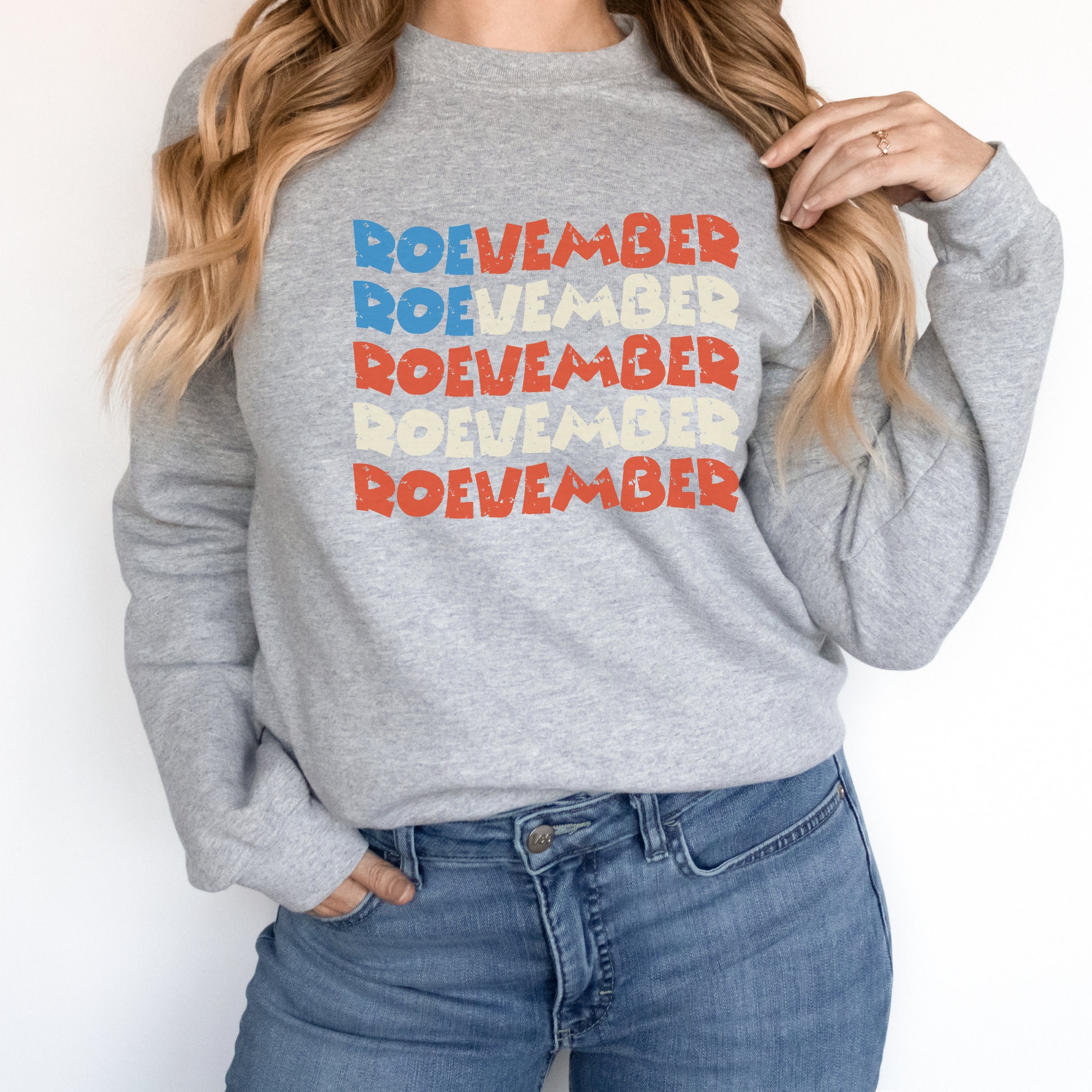 Roevember Flag Sweatshirt Girl Power Shirt Pro Choice - Etsy