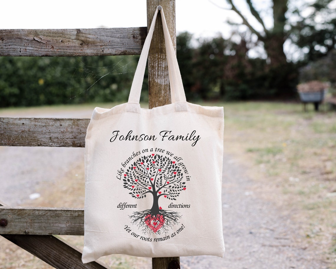 Family Reunion Tote, Family Reunion Favors, Family Vacation Tote ...
