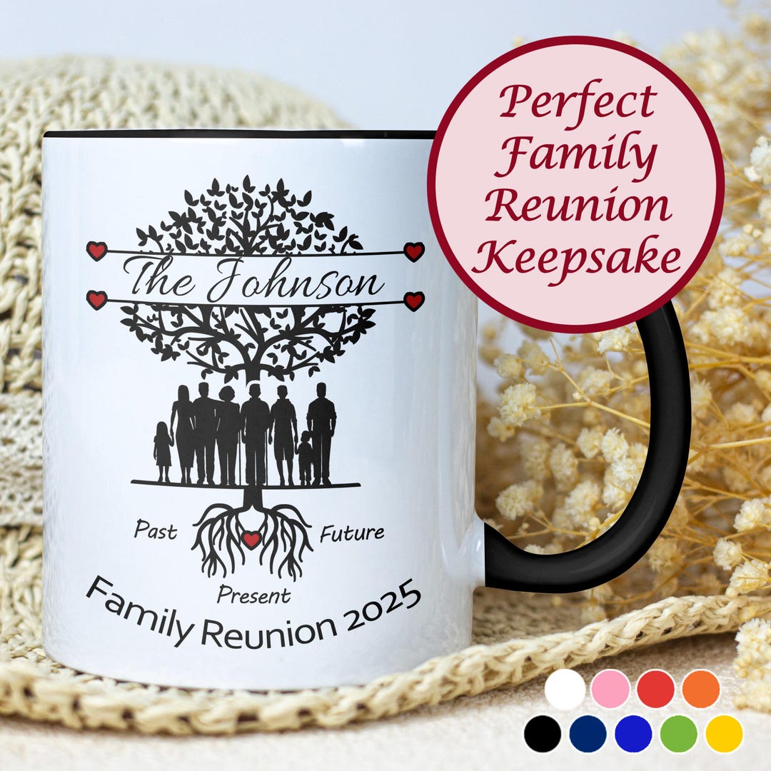 Family Reunion Mug, Custom Family Reunion Gift Ideas, Personalized ...