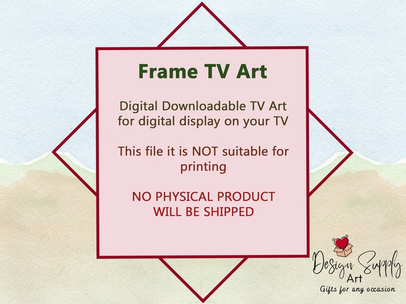 Frame Tv Art 4k, Vintage Wildflower Meadow Digital Smart Tv Art, Frame ...