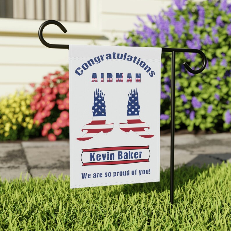 Custom BMT Graduation Yard Sign, Welcome Home Airman Banner, Air Force ...