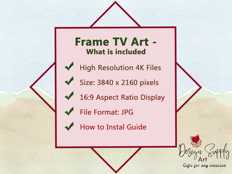 Frame Tv Art 4k, Vintage Wildflower Meadow Digital Smart Tv Art, Frame Tv Artwork for Samsung ...