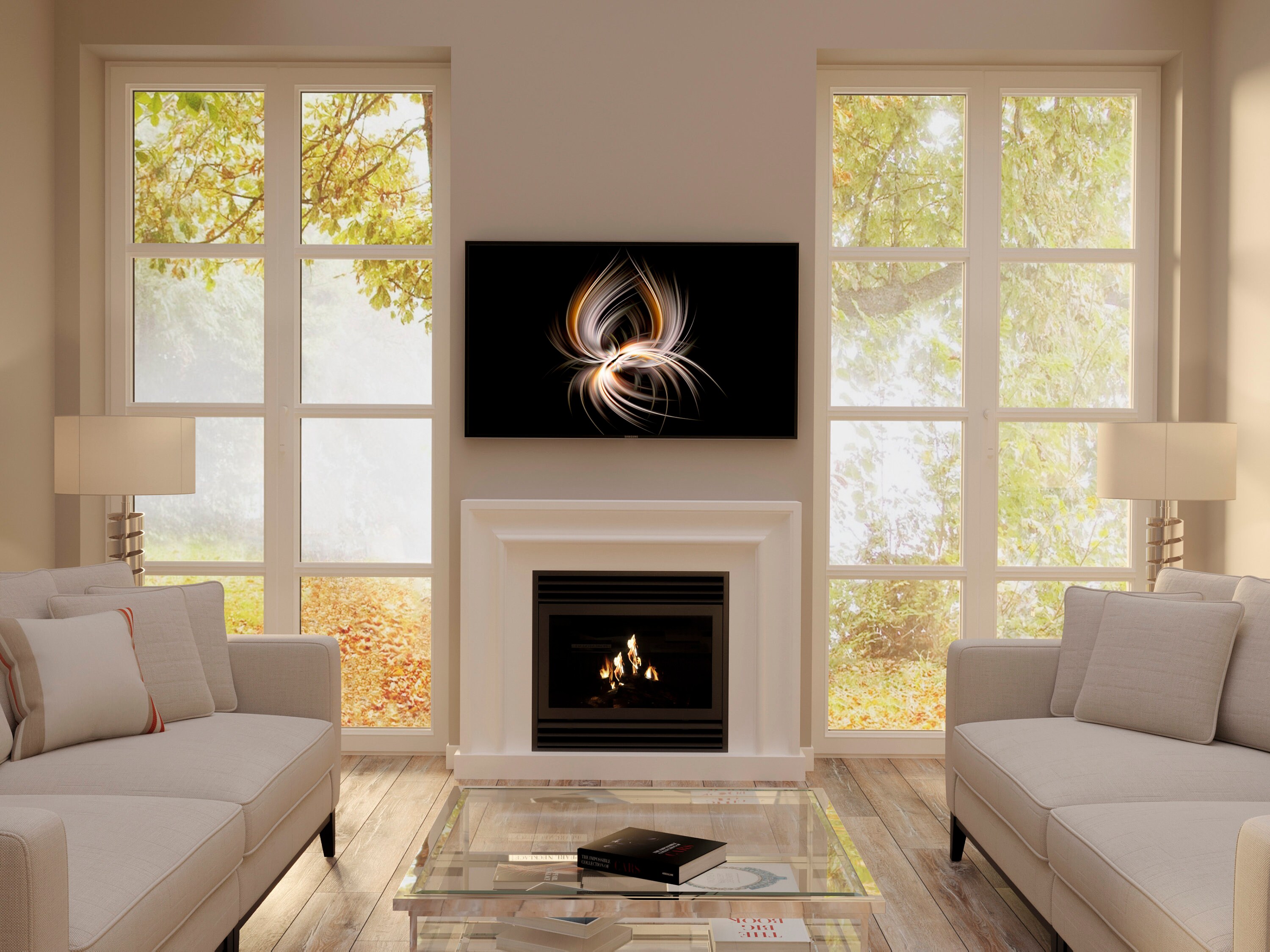Frame Tv Art 4k, Modern Black & White Abstract Digital Tv Art, Frame Tv ...