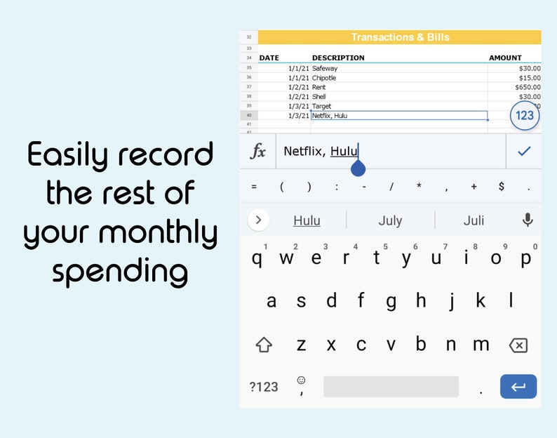 Pay Yourself First Budget Spreadsheet | Minimalist Worksheet | Savings ...