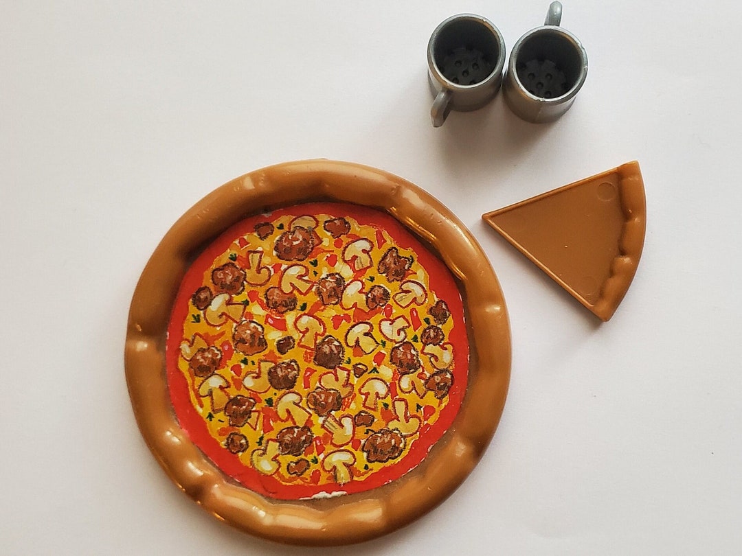 Vintage Barbie Accessories | Pizza | 90s Mattel Barbie Food Miniatures ...