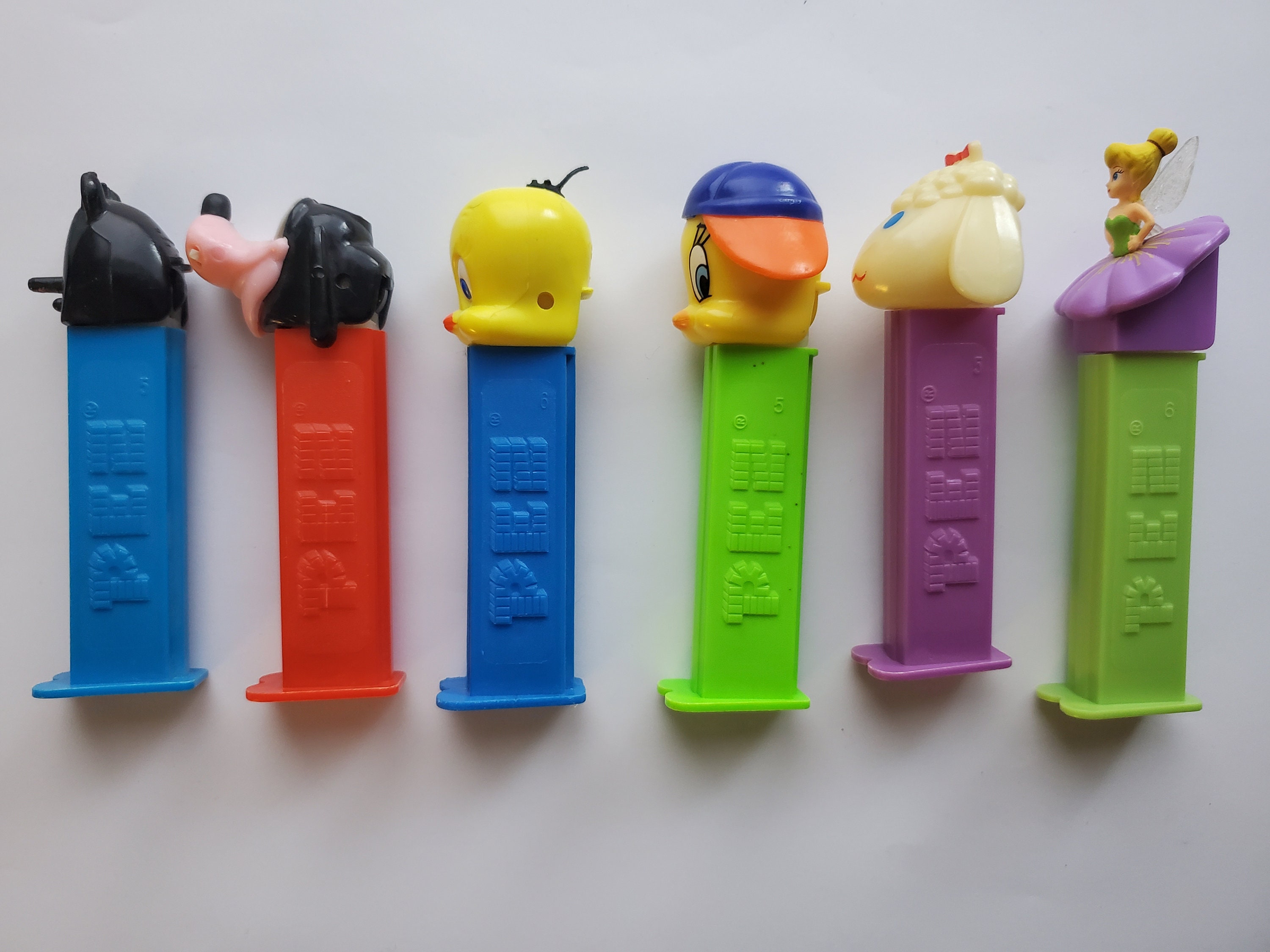 Vintage Pez Dispensers Choose Your Own 90s Vintage Pez Goofy Tweety Bird Tinker Bell Looney ...