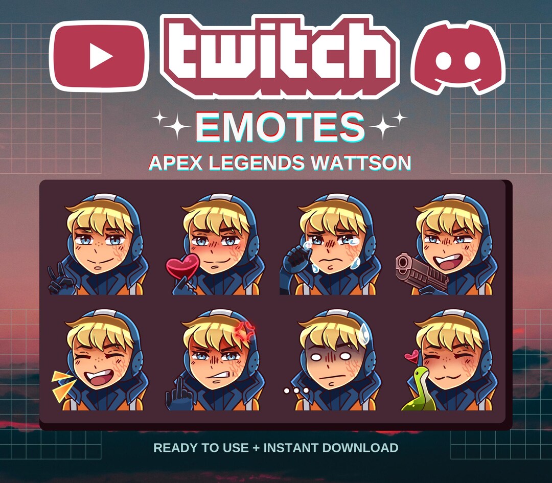 Wattson Apex Legends Emotes | Premade | Twitch | Discord | Youtube ...