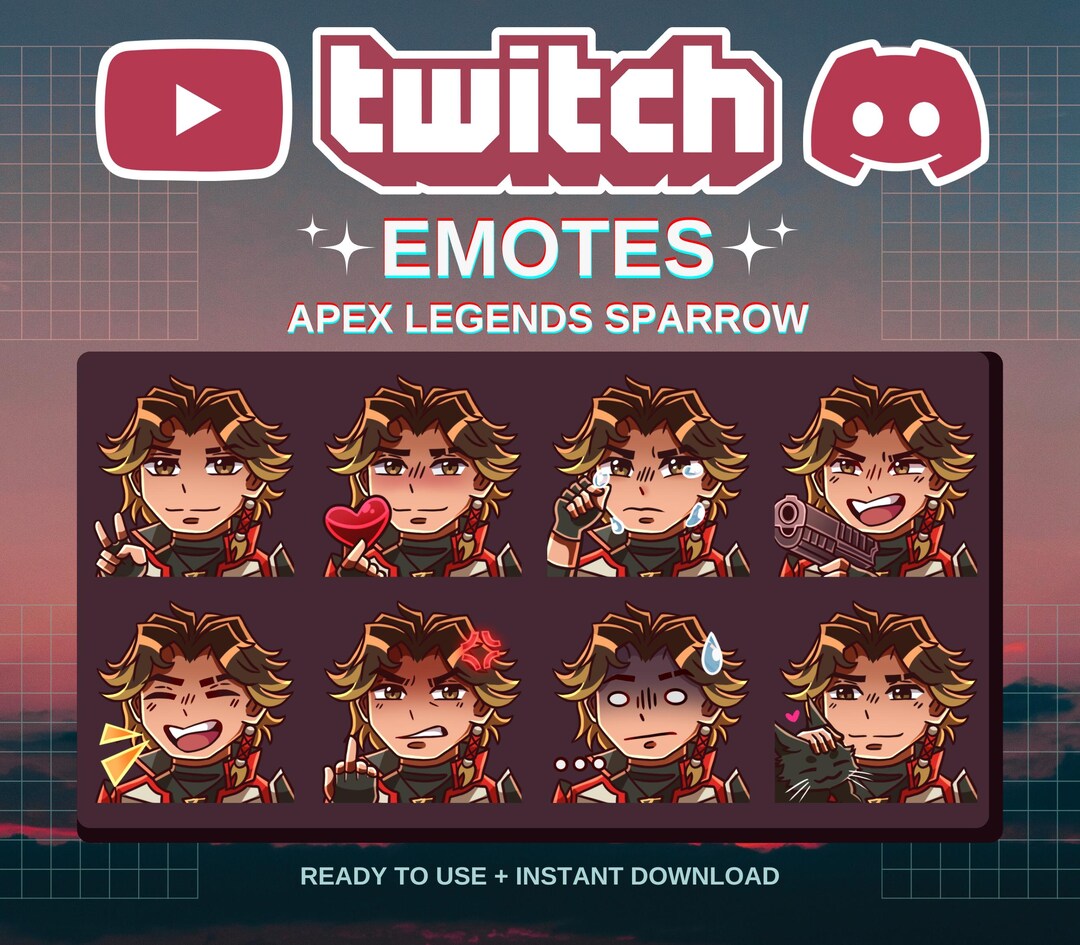 Sparrow Apex Legends Emotes | Premade | Twitch | Discord | Youtube ...