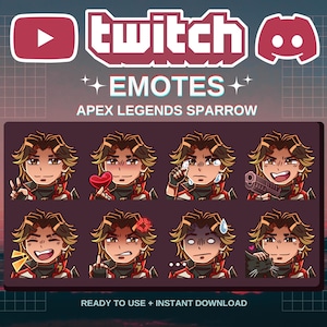 Sparrow Apex Legends Emotes | Premade | Twitch | Discord | Youtube ...
