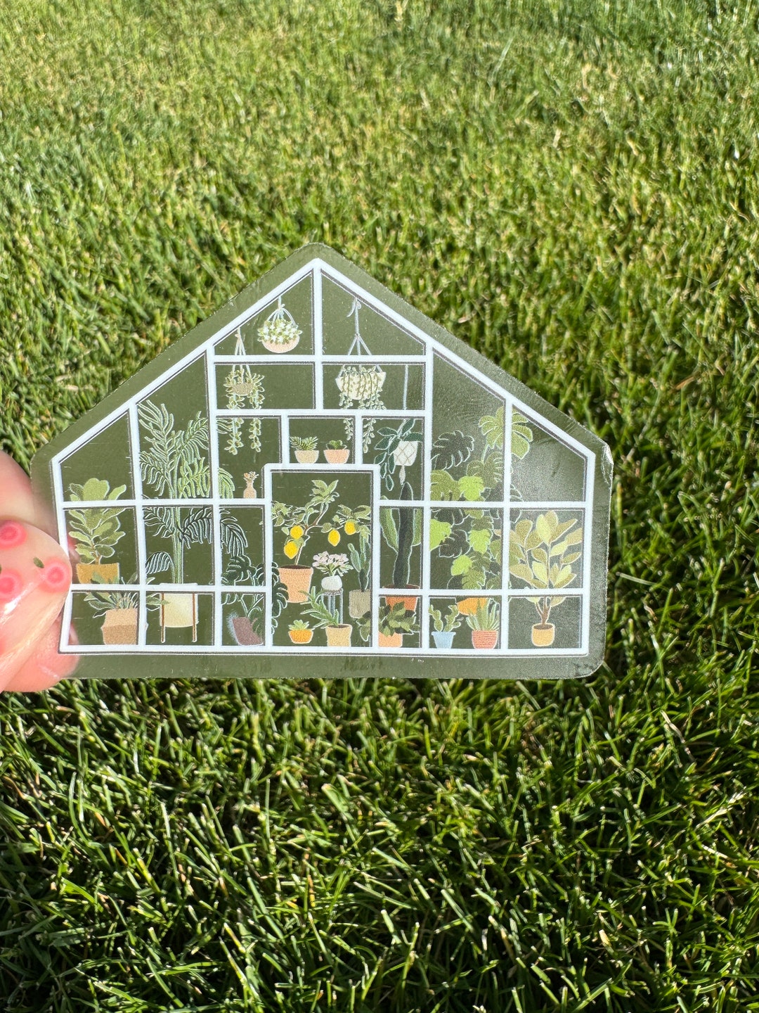 Greenhouse Sticker Clear Sticker A-frame Water Resistant Sticker ...