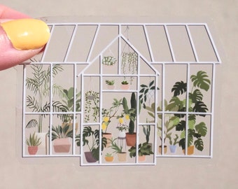 Greenhouse Sticker - Etsy