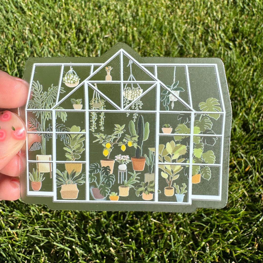 Greenhouse Sticker | Clear Sticker | Gable | Water Resistant Sticker ...