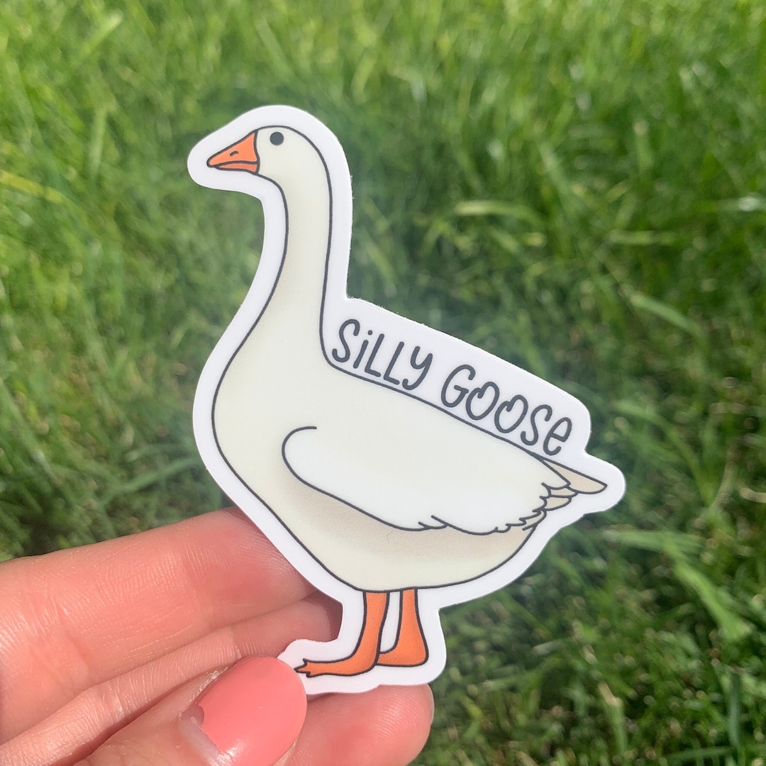 Silly Goose Sticker | Silly Goose | Waterproof Sticker | Hello Lemon ...