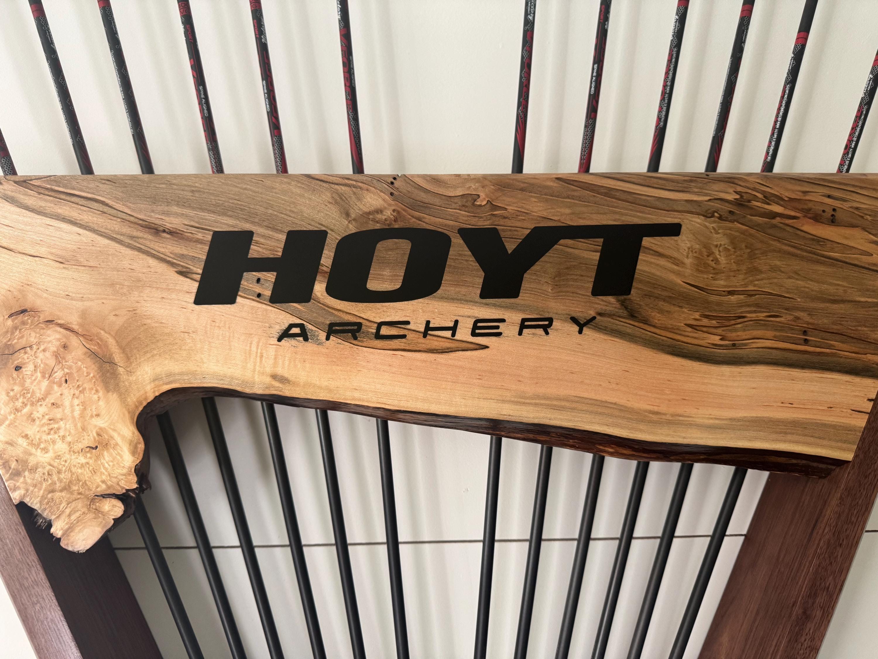 Hoyt Archery Compound Bow Display Rack (ambrosia Maple & Walnut) - Etsy
