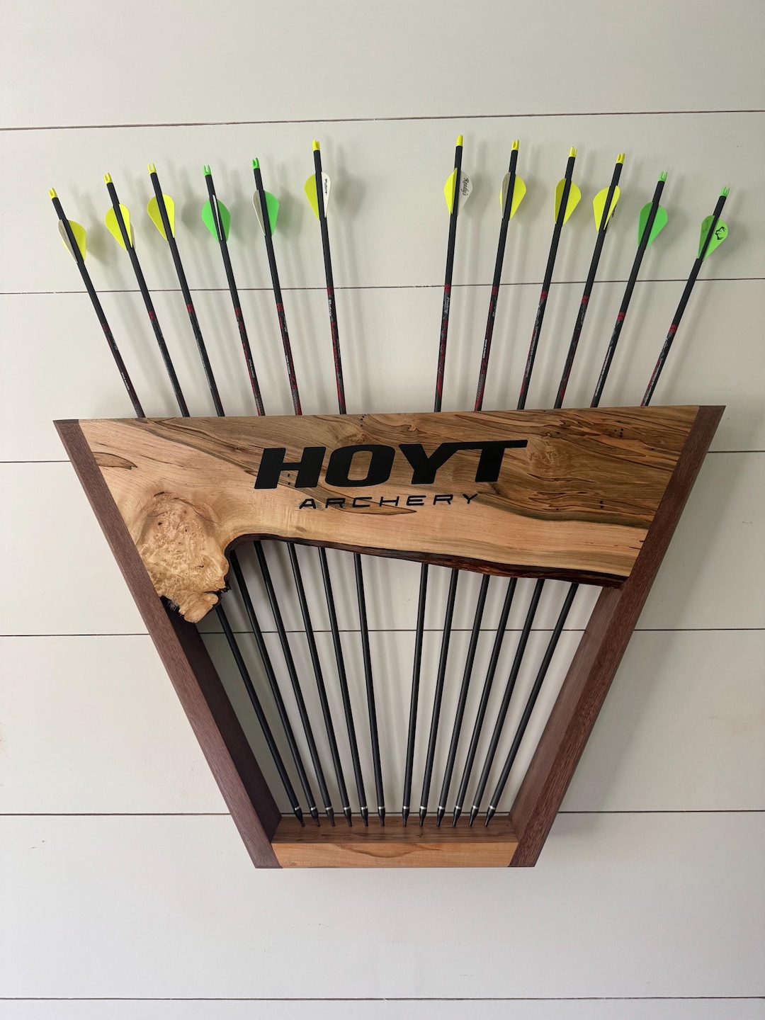 Hoyt Archery Compound Bow Display Rack (ambrosia Maple & Walnut) - Etsy