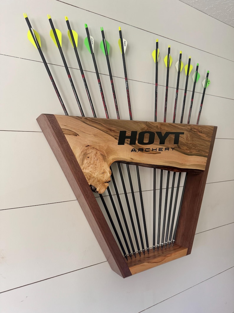 Hoyt Archery Compound Bow Display Rack (ambrosia Maple & Walnut) - Etsy