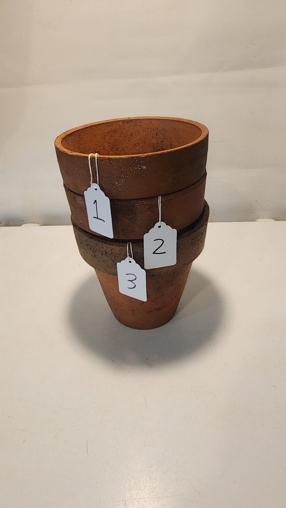 6" Terra-cotta Pots - (6" Height X 6" Width Top X 3.5" Width Bottom) - Etsy