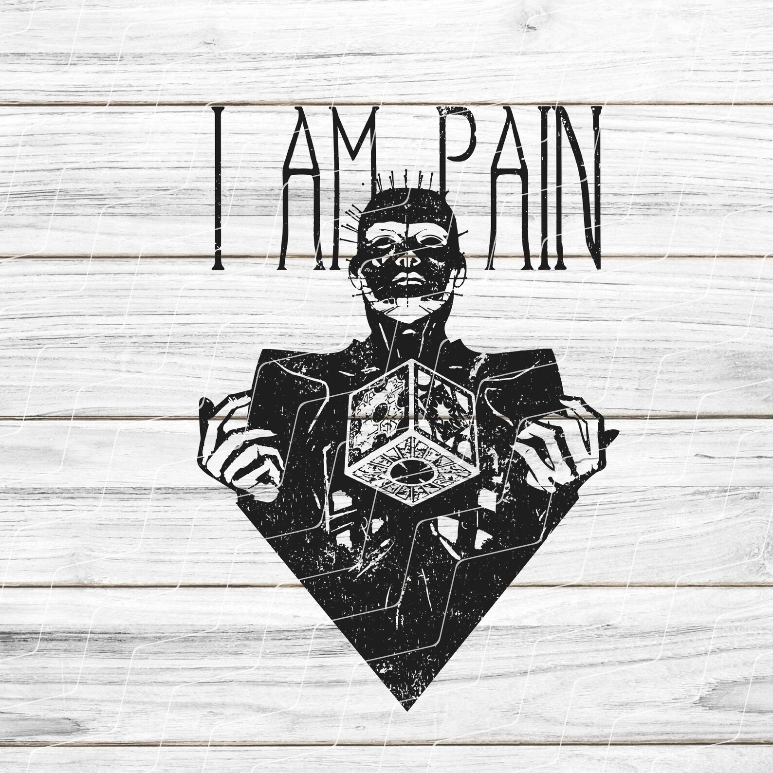 Hellraiser PNG Cut File for Cricut Hellraiser Svg Pinhead - Etsy UK