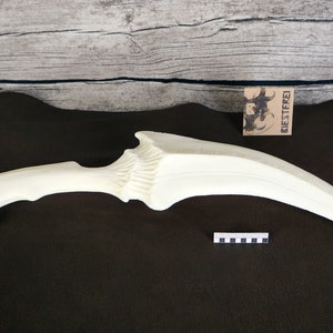 Blank Bone Dagger Tooth Dagger Decoration Black or White - Etsy