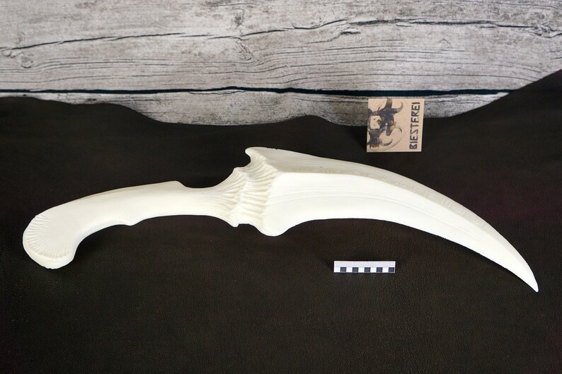 Blank Bone Dagger Tooth Dagger Decoration Black or White - Etsy