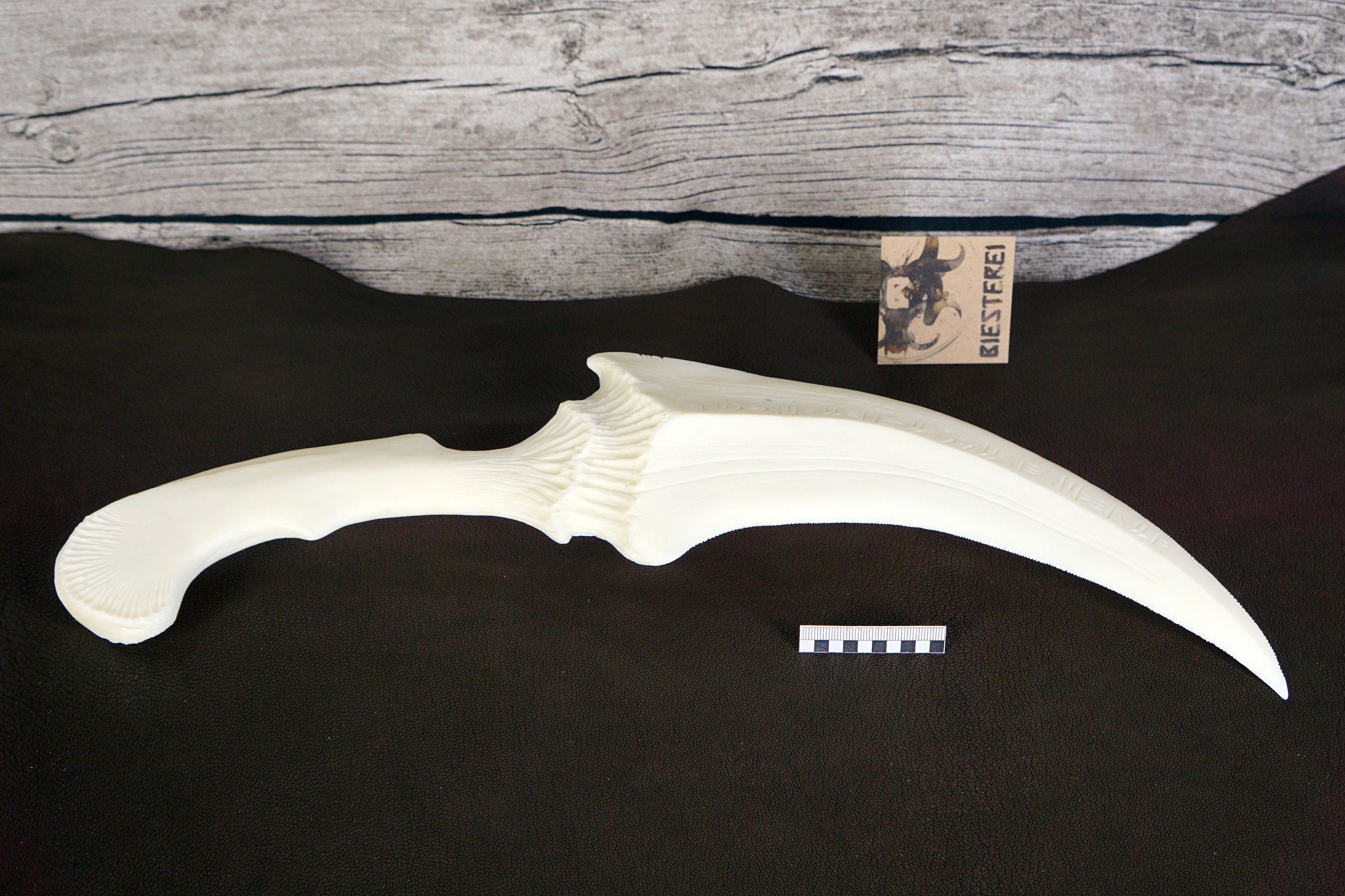 Blank Bone Dagger Tooth Dagger Decoration Black or White - Etsy