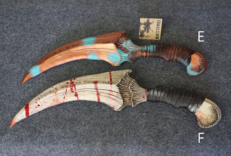 Bone Dagger Tooth Dagger Decoration Different Colors - Etsy