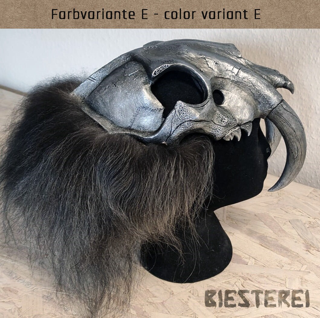 Custom Order Saber-toothed Skull Mask of Your Choice - Etsy