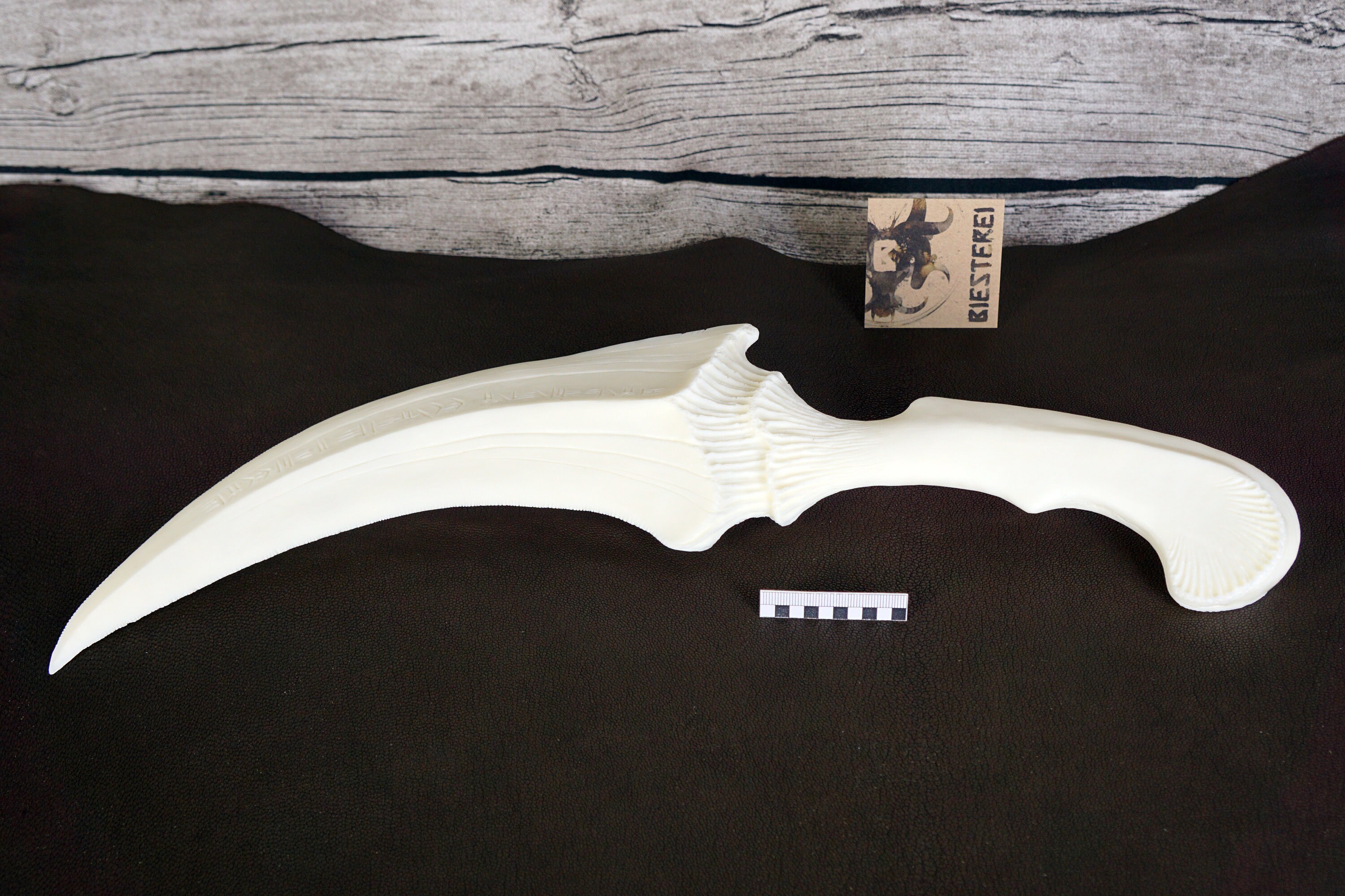 Blank Bone Dagger Tooth Dagger Decoration Black or White - Etsy