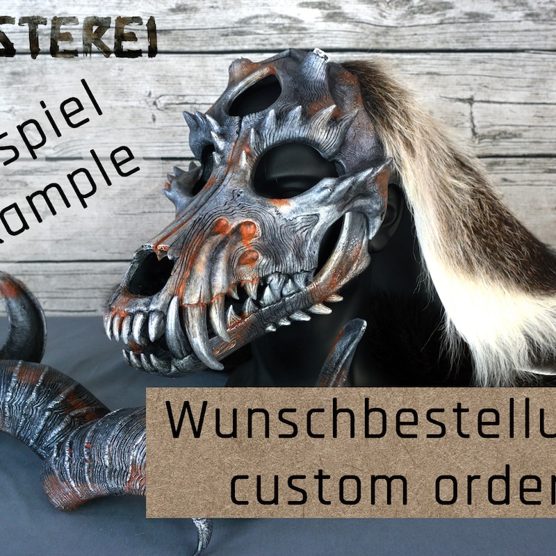 Wolf Face Mask - Etsy