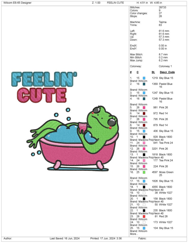 Funny Self Care Frog Embroidery Design PES, DST, EMB - Etsy