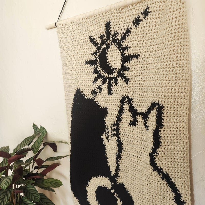 Cats Tapestry Crochet - Etsy