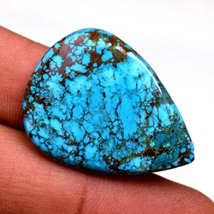 Natural Blue Turquoise Cabochon 32.45 Ct Loose Gemstone - Etsy