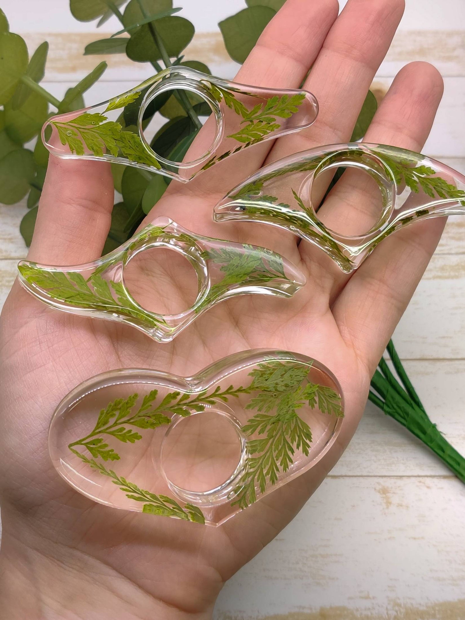 Pressed Plant Botanical Resin Book Page Holder Thumb Page - Etsy