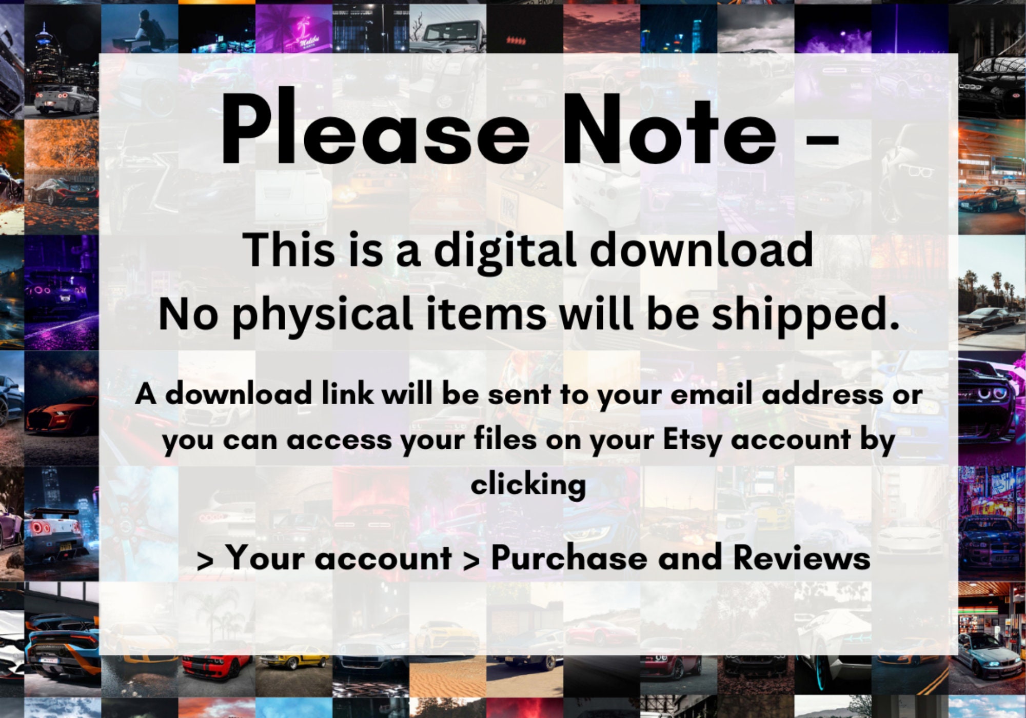 125 JDM Car Wall Collage Kit Sports Car Collage Kit - Etsy UK